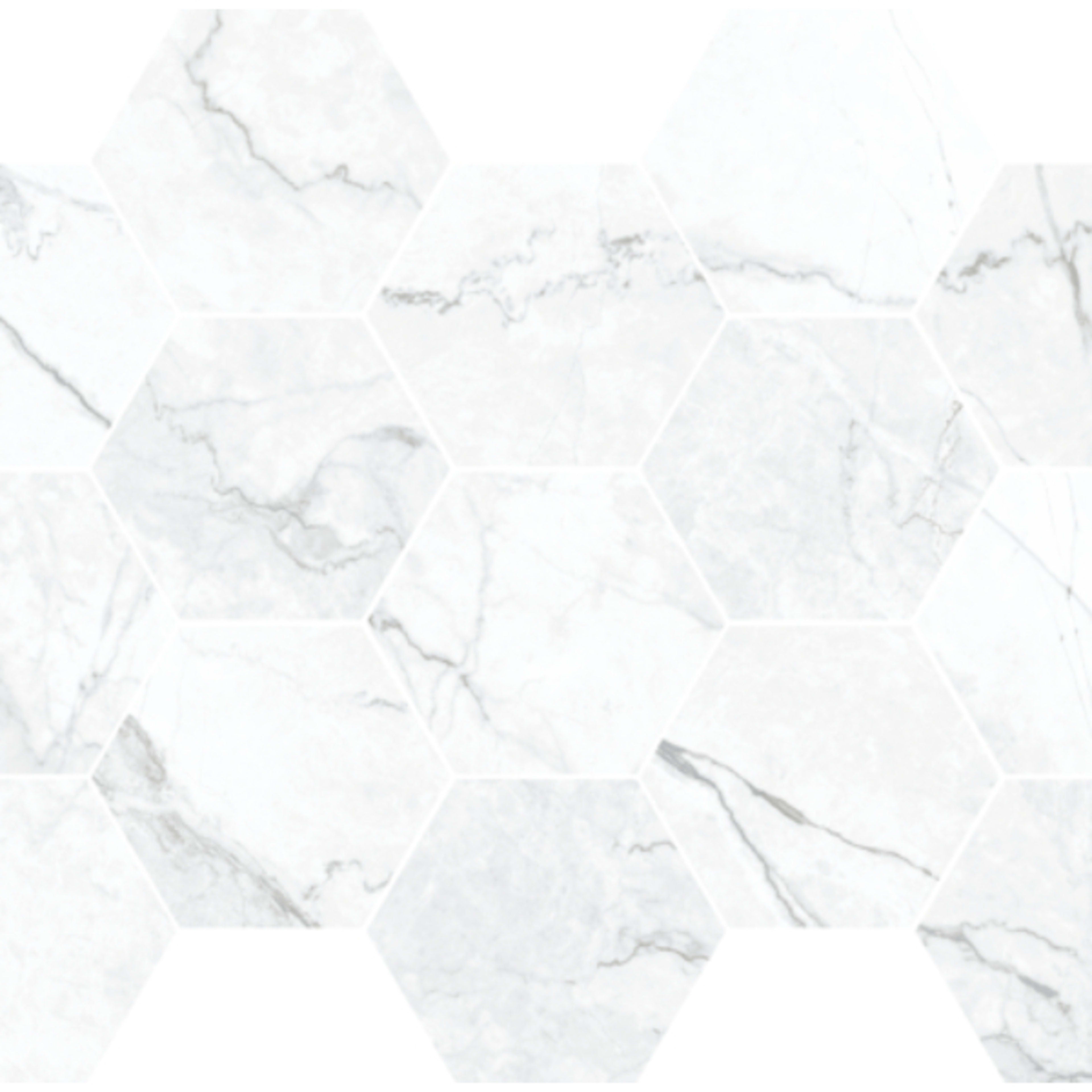 Statik in Charcoal/Natural _ Mosaic Tile – Royal Flooring