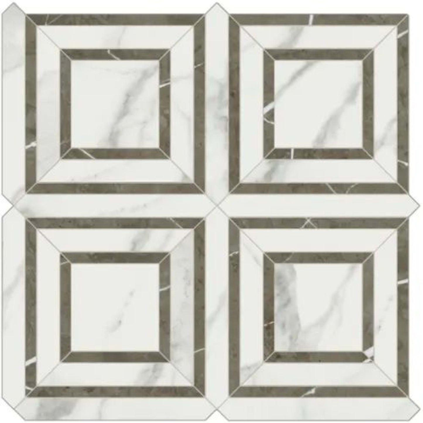 Mayfair in Statuario Piazza Tile – Royal Flooring